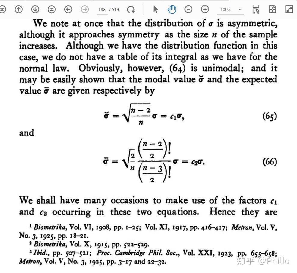 AIAG-SPC手册控制图里用到几个系数的来源和计算公式 - 知乎