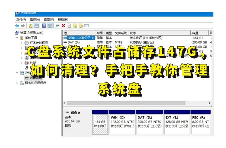 C盘系统文件占储存147G，如何清理？手把手教你管理系统盘 - 知乎