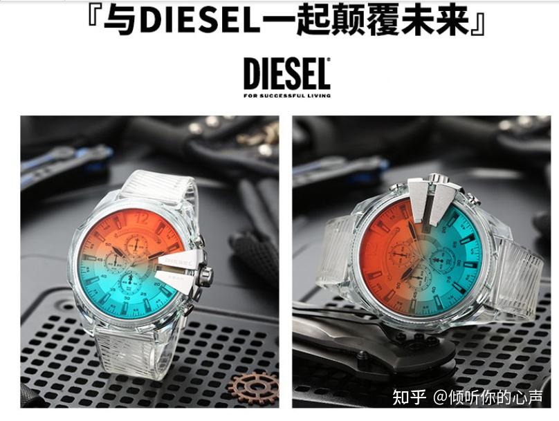 有高颜值的男士腕表推荐吗？Diesel迪赛变色龙系列好看吗？ - 知乎
