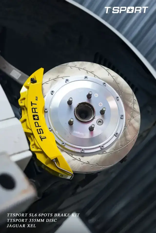 捷豹XEL升级TTSPORT SL6六活塞原装轮毂无需法兰直装 - 知乎