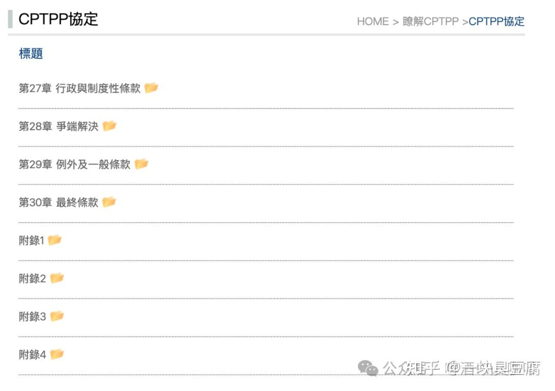 说两句CPTPP - 知乎