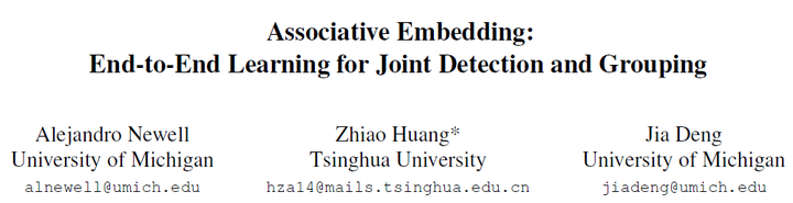 论文笔记 Associative Embedding 知乎