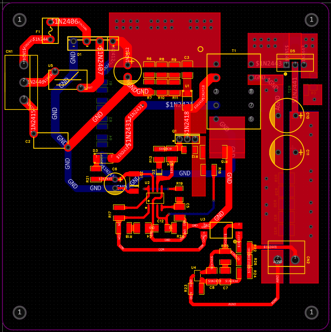6 反激 Flyback 开关电源设计（变压器 UC3842 TL431 PC817 DCM 原理图 PCB） - 知乎