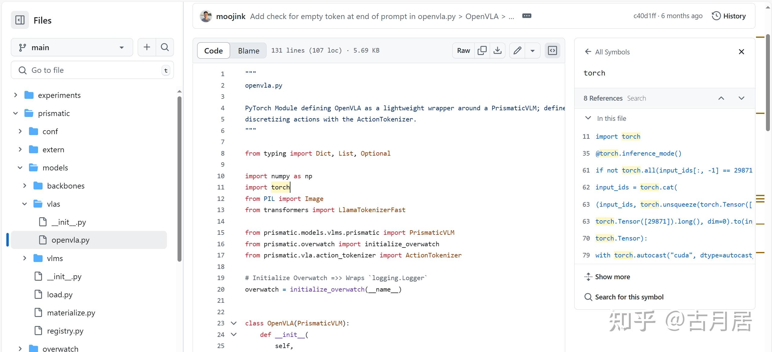 每日代码解读专栏：OpenVLA（Action）部分的解读 - 知乎