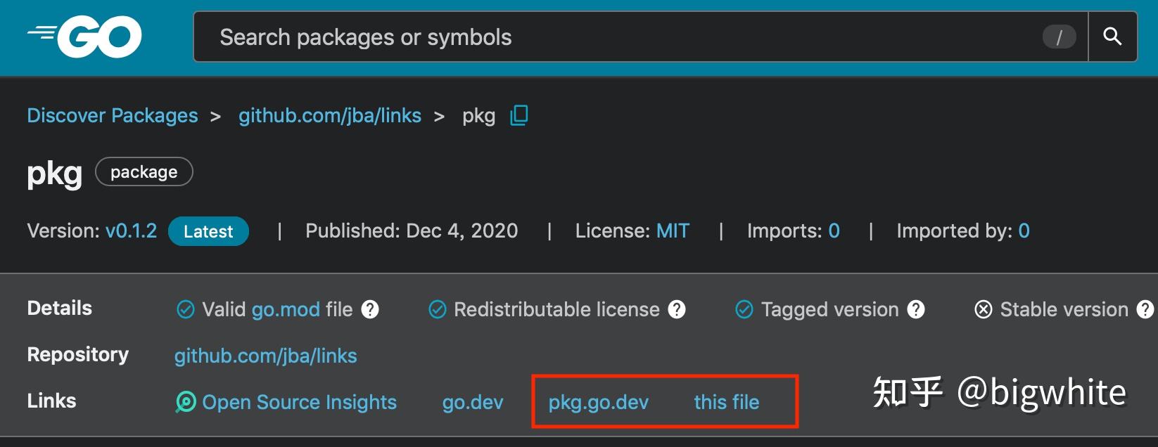 Go包维护者必读：如何让你的Go包更易被发现、文档更专业？ - 知乎