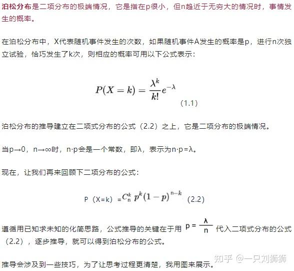 图文详解：泊松分布公式推导 - 知乎