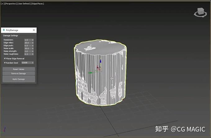 Max快速破损插件Poly Damage，一键生成0压力 - 知乎