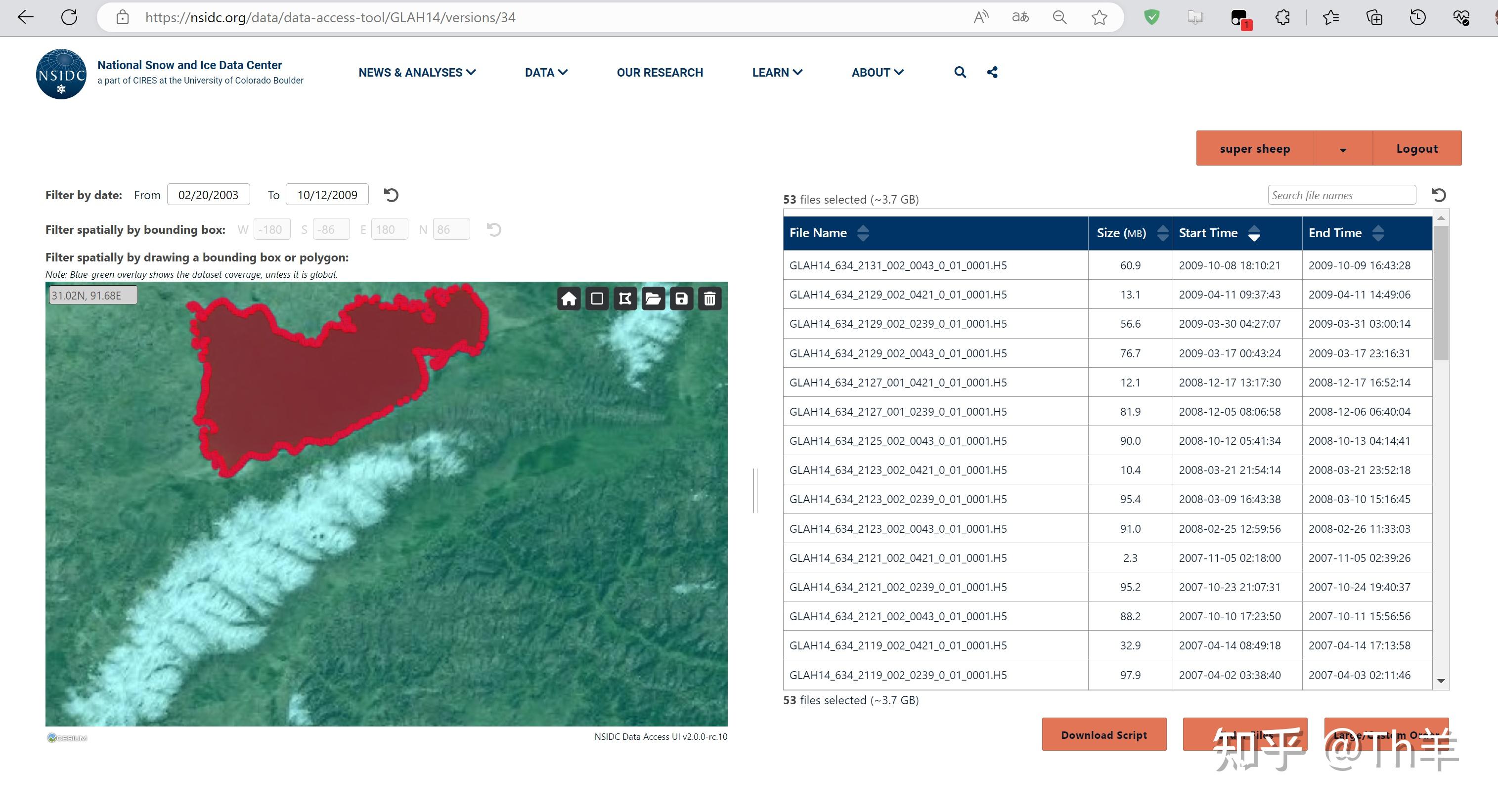 Icesat-1 GLA14数据python处理保姆式教学（附代码）下载-处理 - 知乎