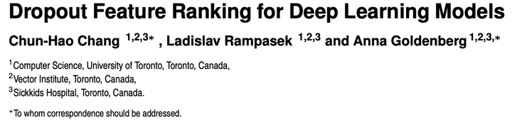 Dropout Feature Rank-漫谈特征选择与特征优化 - 知乎