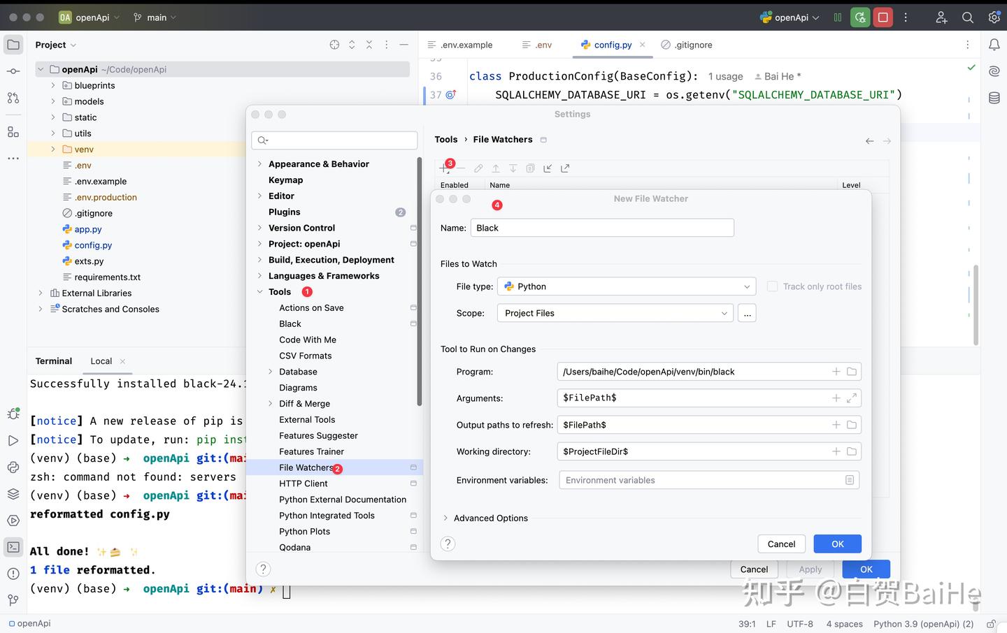 在 Pycharm 安装使用black实现代码风格一致 - 知乎