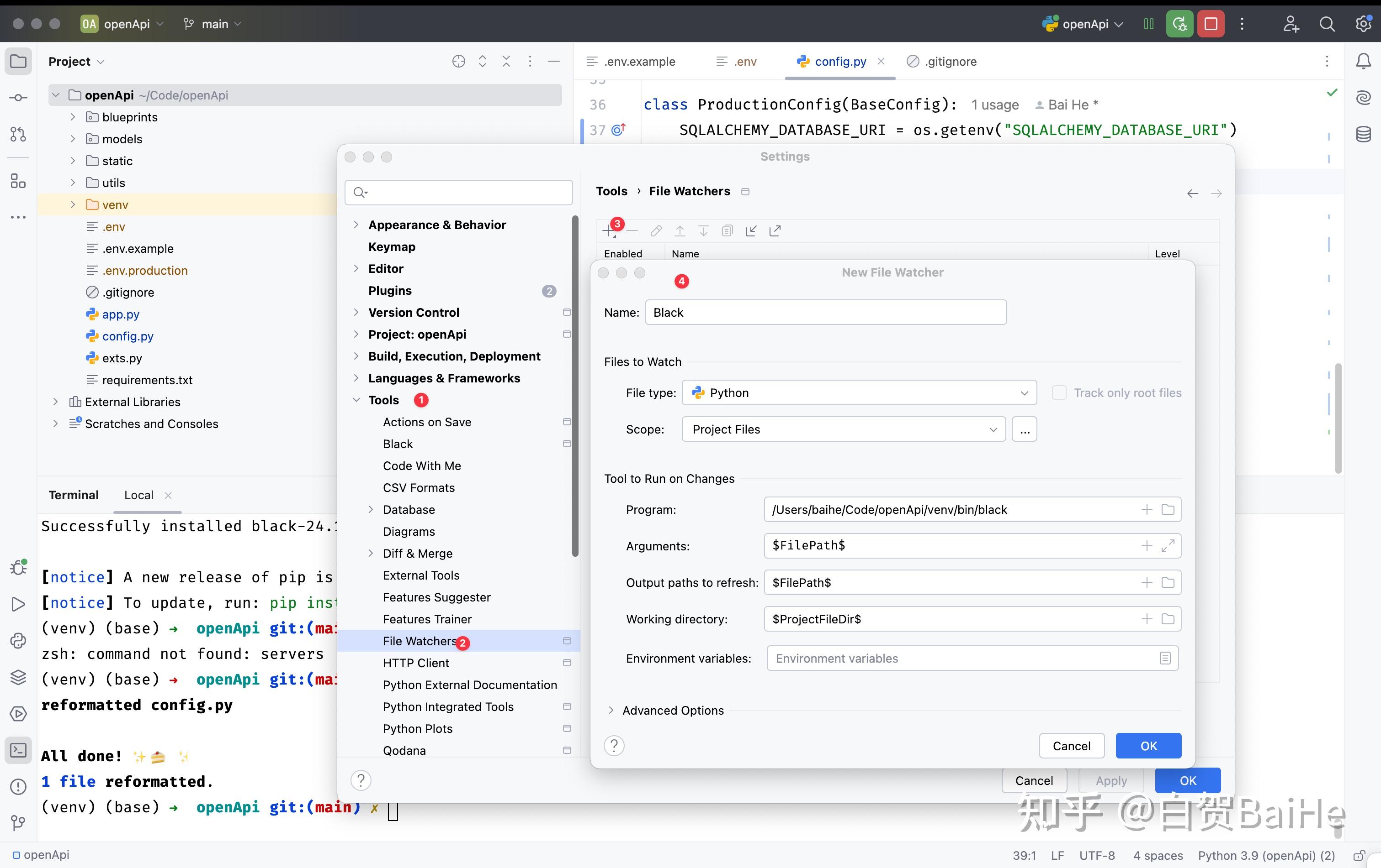 在 Pycharm 安装使用black实现代码风格一致 - 知乎