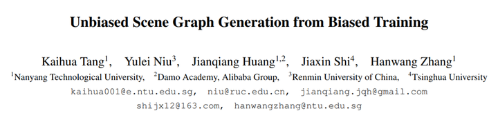 【Causal Inference】Unbiased Scene Graph Generation from Biased Training - 知乎