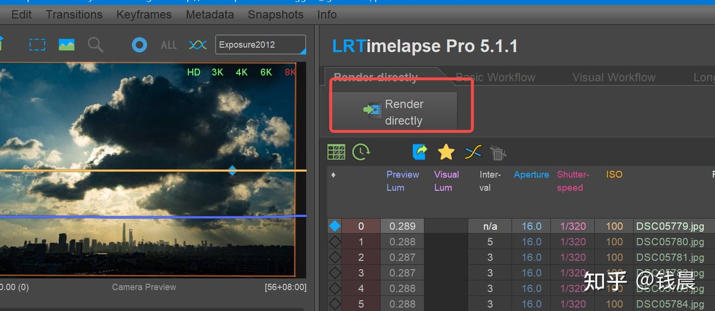 延时摄影后期处理 LR+LRTimelapse - 知乎