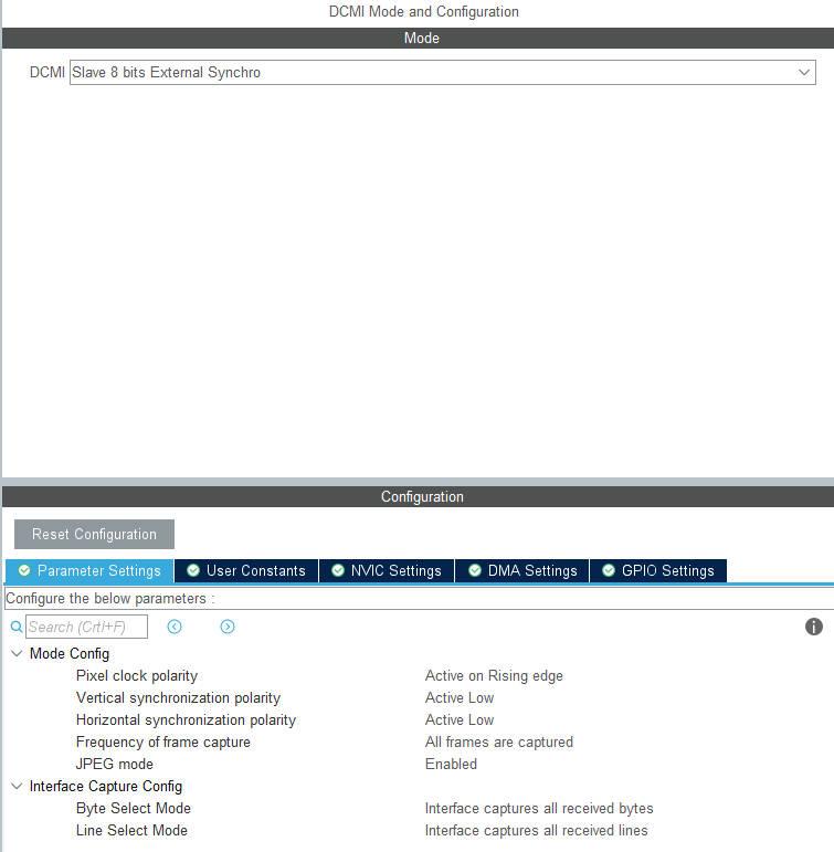 STM32H750+CubeMX+DCMI+OV2640+USBFS拍摄传输JPEG格式图片 - 知乎