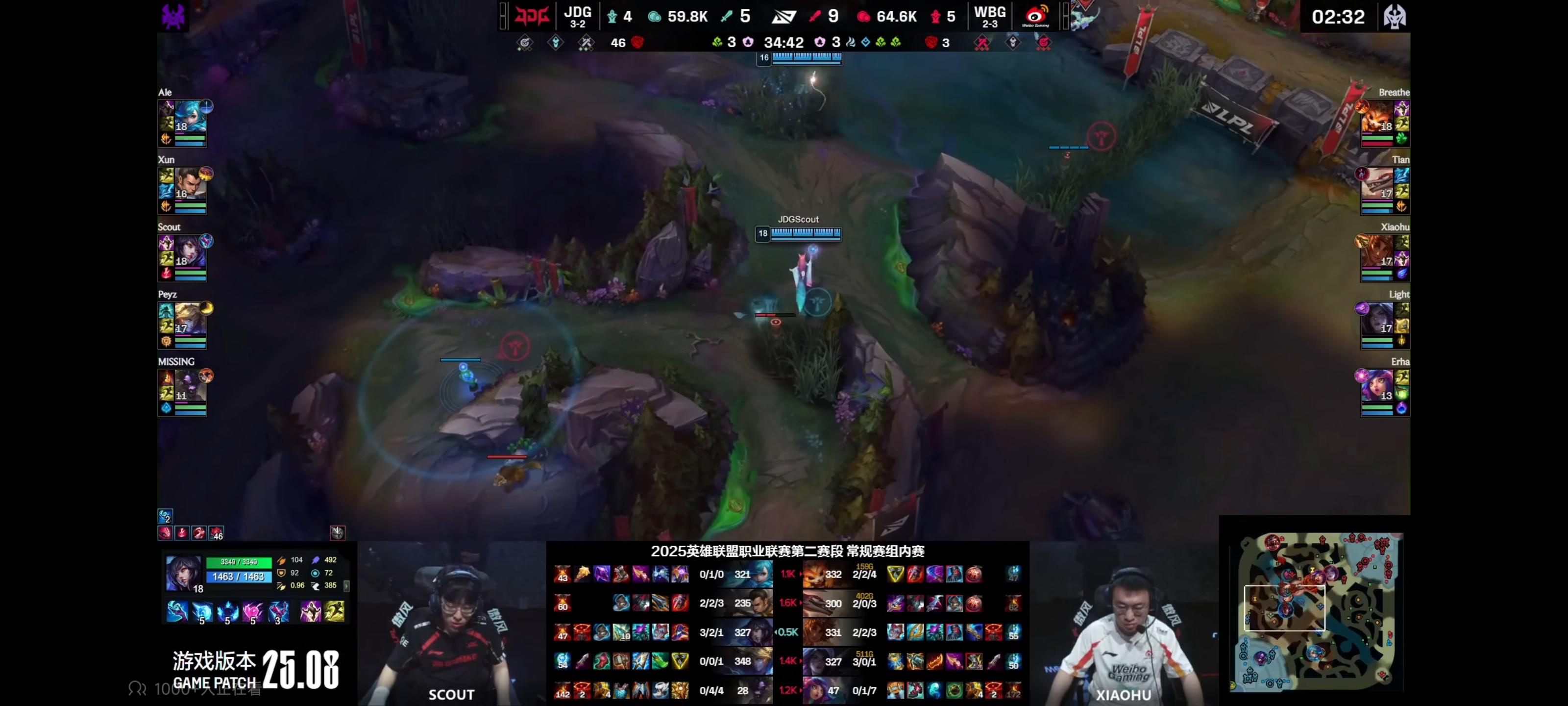 LPL 2025 赛季第二赛段组内赛JDG 1:2 WBG，如何评价这场比赛？ - 知乎