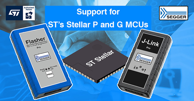 SEGGER J-Link和Flasher工具支持ST的Stellar P&G系列MCU - 知乎