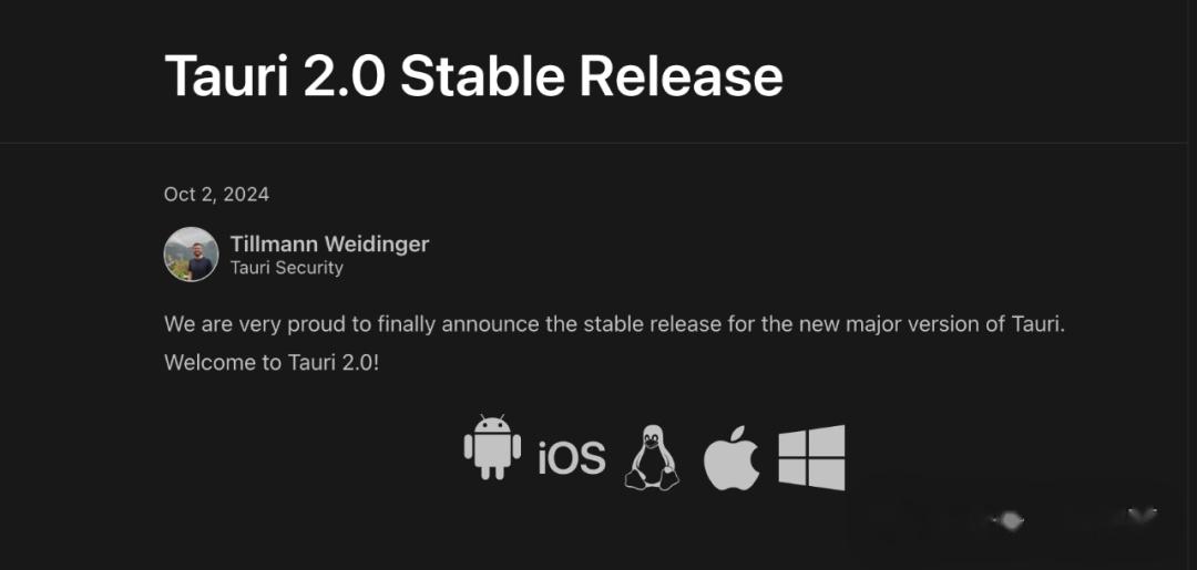 tauri2.0都来了，你却还在学electron？ - 知乎