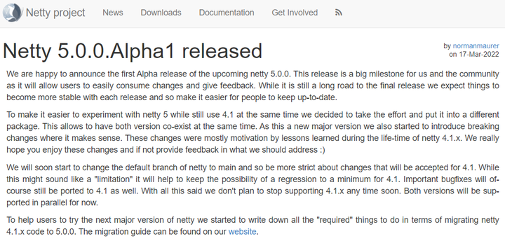Netty 5.0.0.Alpha1 发布 - 知乎