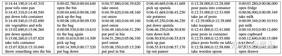 EPIC-KITCHENS 数据集 - 知乎