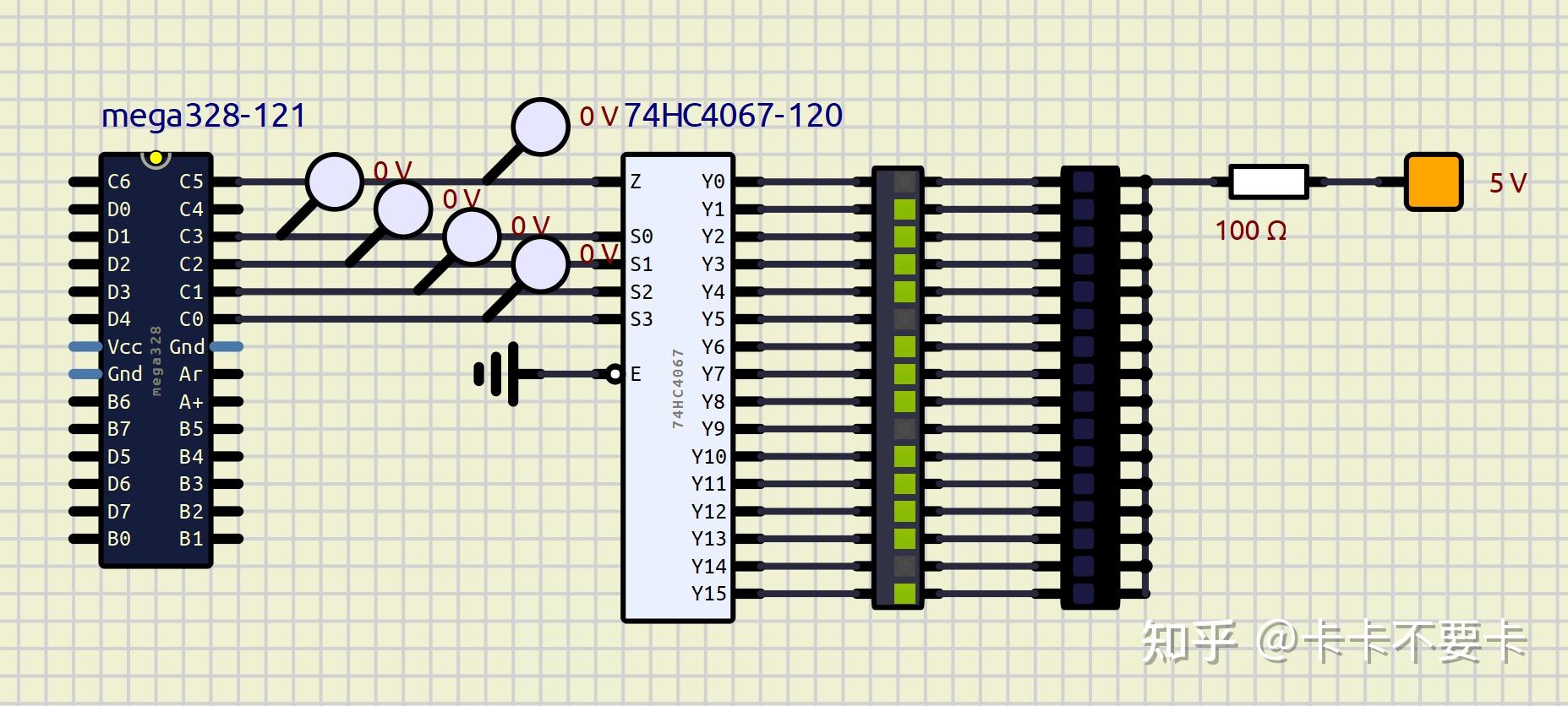 单通道多用模拟复用器：74HC4051与74HC4067的使用 - 知乎