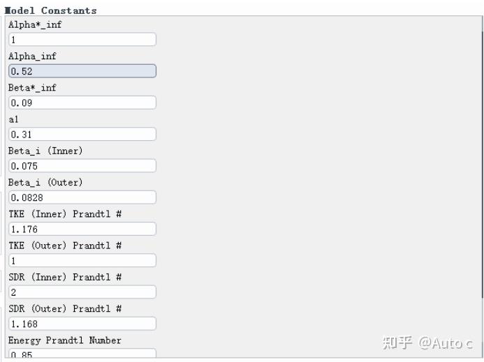 标准 BSL SST k-ω 模型 - 知乎
