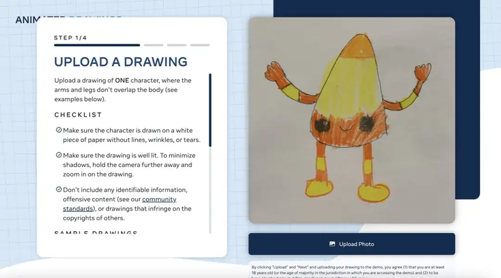 Meta推出AI工具—Animated Drawings：一键涂鸦变动画！ - 知乎