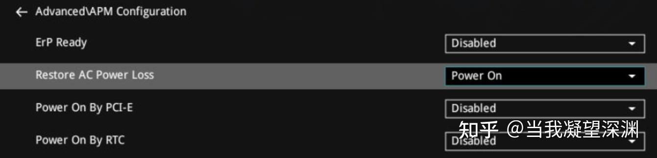 华硕主板Restore AC Power Loss通电自动开机 - 知乎