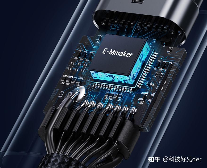 为什么都是有emarker芯片100W的typec充电线，传输速度不一样？ - 知乎