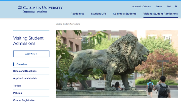 美国大学暑期项目-哥伦比亚大学访问学生暑期项目-Columbia Unviersity Visiting Student Summer - 知乎