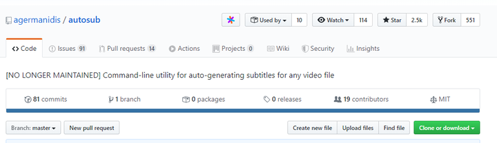 Use Autosub to Generate Subtitle - 知乎