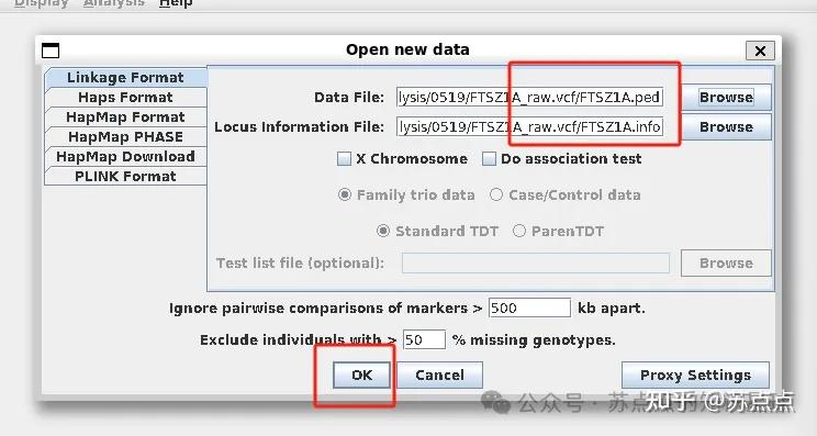 Haploview使用教程 | 单倍型分析 - 知乎