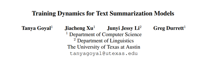 Training Dynamics for Text Summarization Models - 知乎