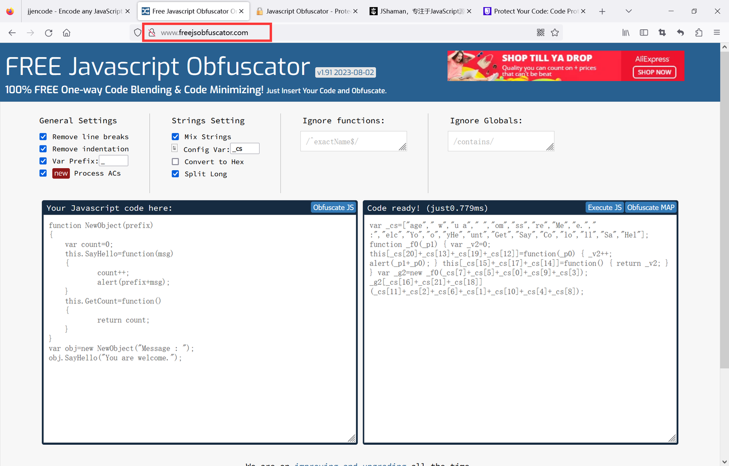 5款在线JavaScript加密混淆工具 - 知乎