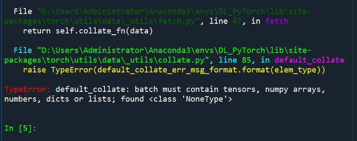 报错记录：TypeError: default_collate: batch must contain tensors, numpy ...