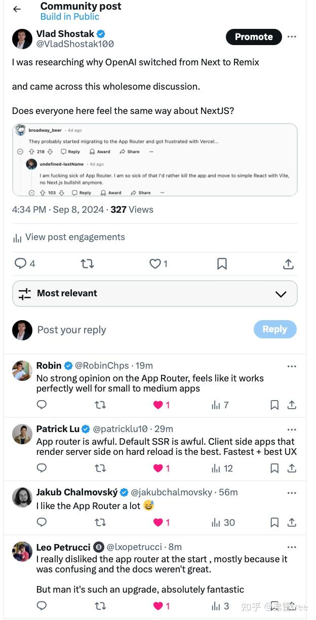 如何评价 RemixJS 作者发布的《Remix vs Next.js》blog ? - 知乎