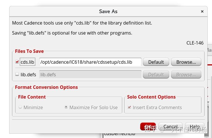 在cadence virtuoso中添加工艺库出现the file is read only导致无法对添加工艺库save的解决方法 - 知乎