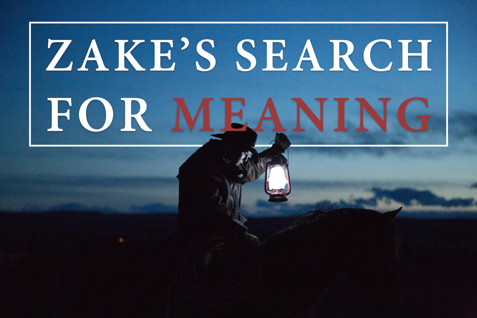 ZAKE’S SEARCH FOR MEANING |W70 - 知乎