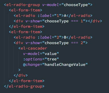 Element UI中el-radio-group和el-cascader嵌套时遇到的罕见BUG - 知乎
