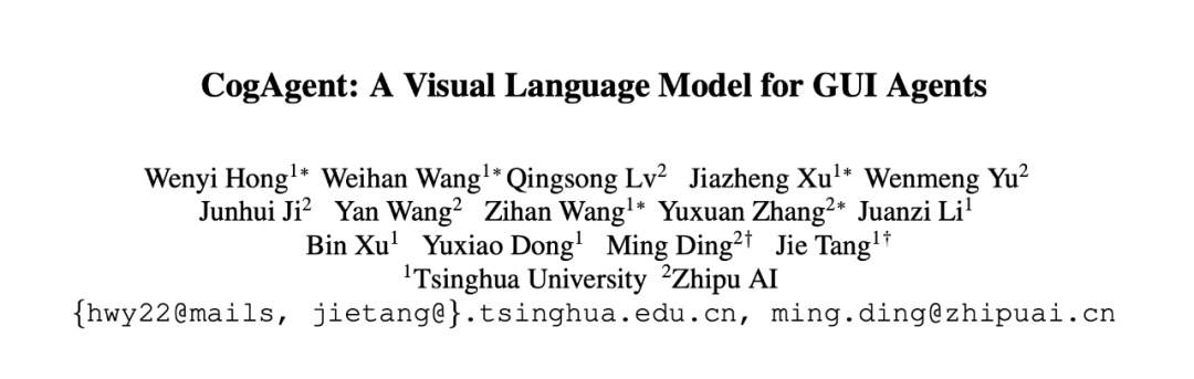 Github揽获3k+星！清华开源CogAgent：基于多模态大模型的GUI Agent - 知乎