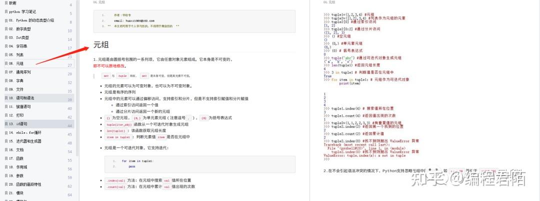 浅显易懂Python教程，138页学习笔记，35个知识点一文掌握 - 知乎