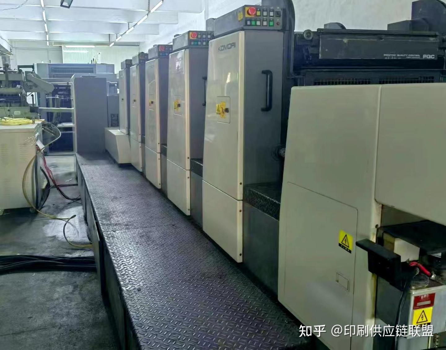 L528小森四开五色高配二手印刷机的配置，1998年广东现机， - 知乎