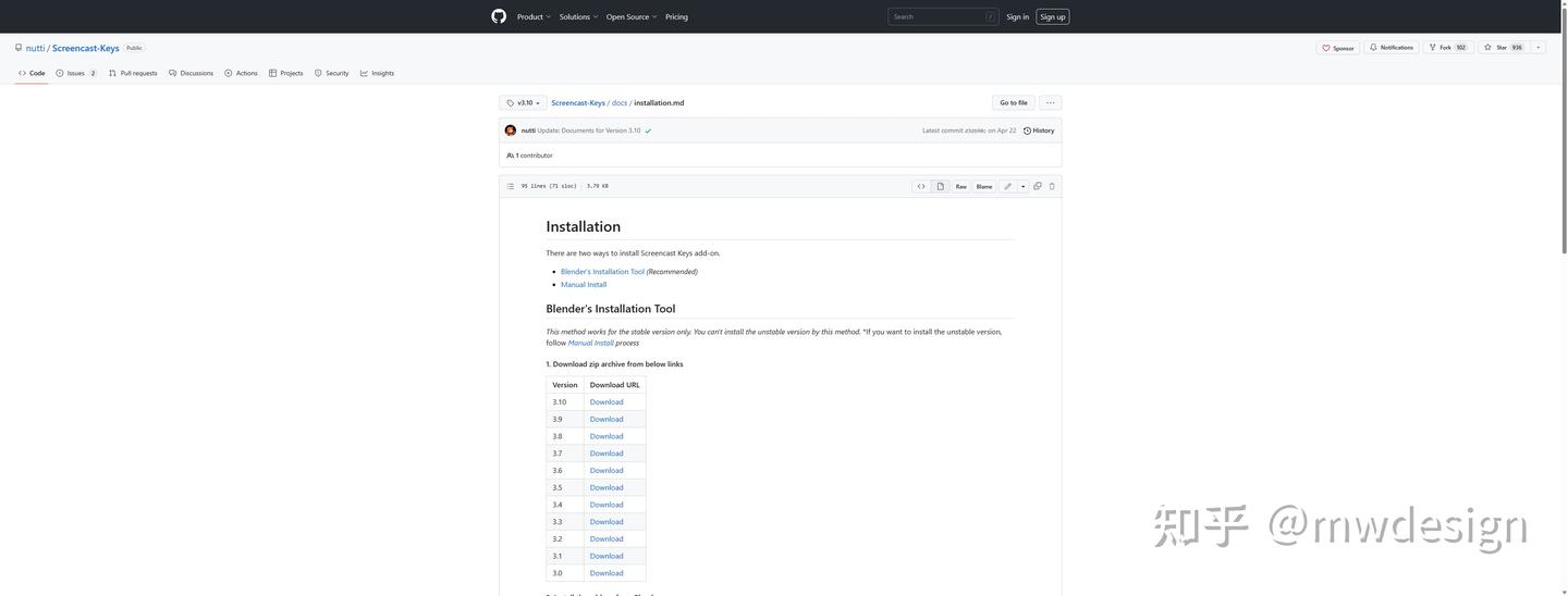 【Blender】Add-on: Screencast Keys 按键可视化插件，可实时显示键盘/鼠标操作状态 - 知乎