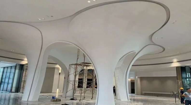 建筑设计材料赏鉴（5）：室内设计新宠：玻璃纤维增强石膏板（GRG）的应用及与GRC、FRP的对比 - 知乎