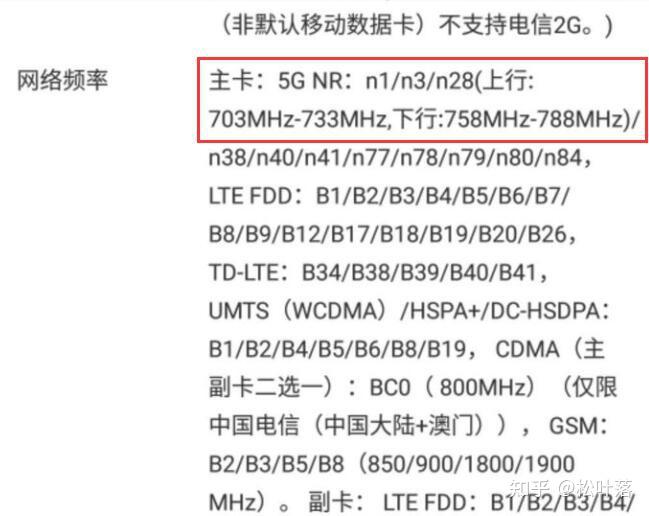 N28a频段与N28频段有何区别? - 知乎