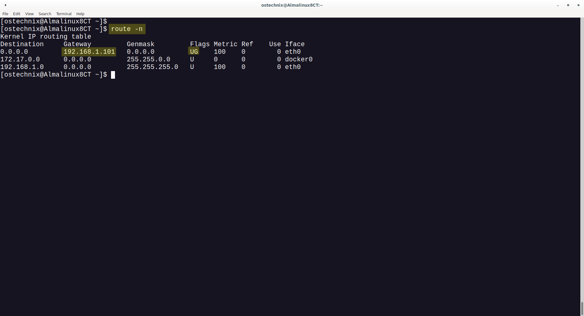 在 Linux 中如何从命令行查找默认网关的 IP 地址 | Linux 中国 - 知乎