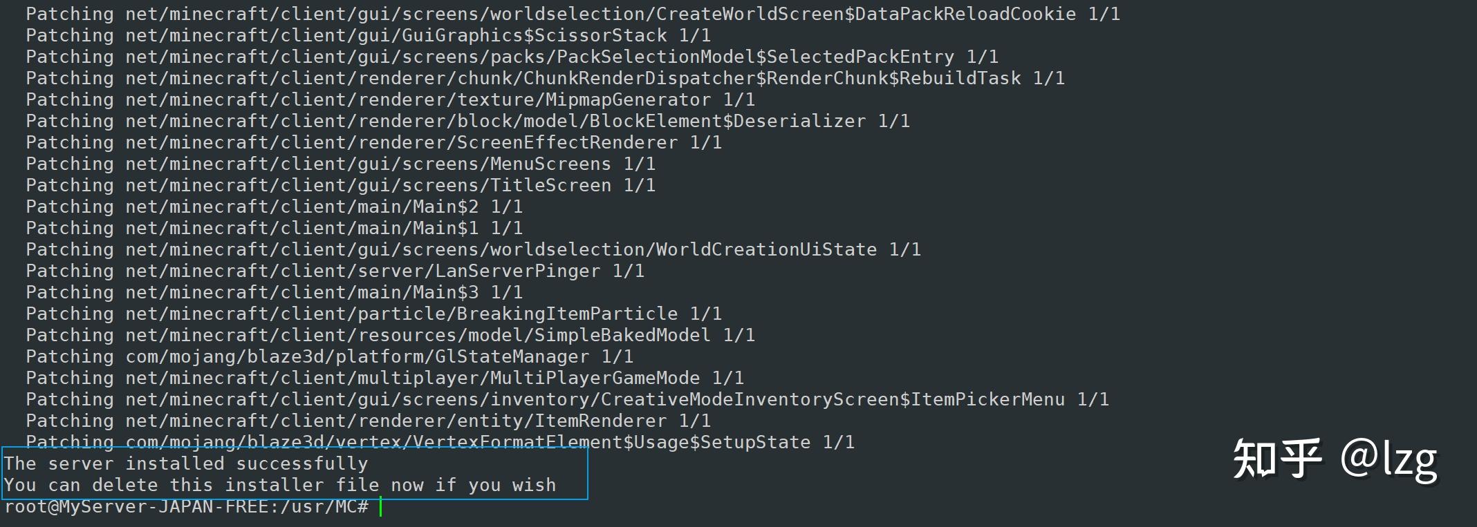 Linux环境下搭建MC服务器（二：forge服务器安装--在服务端部署forge 并安装mod） - 知乎