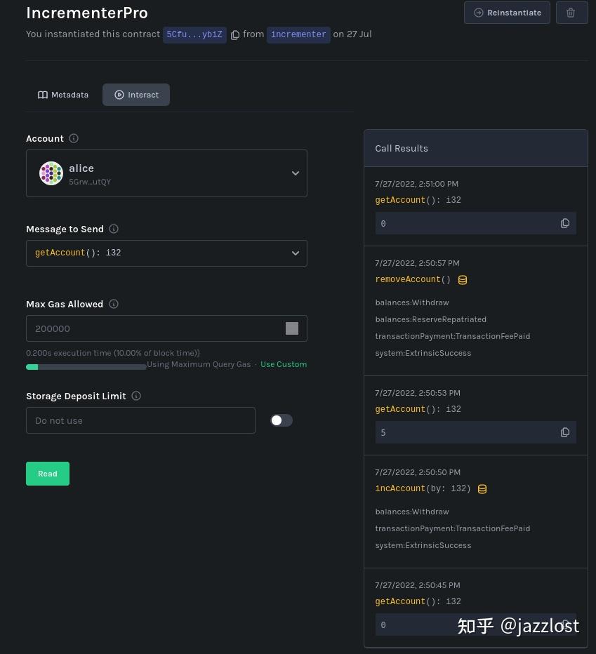 Substrate Tutorials - Using Mapping On Contract - 知乎