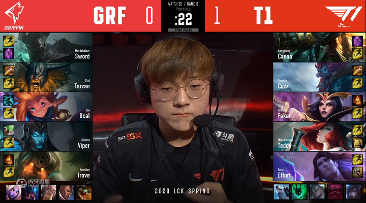 「威客电竞VKGAME」LCK春季赛，T1 2比0击败GRF获赛季5连胜 - 知乎