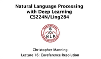 [CS224n笔记] L16 Coreference Resolution - 知乎