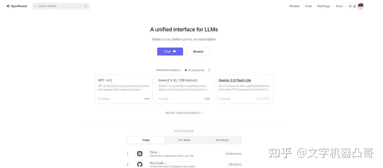 OpenRouter怎么用？国内使用ChatGPT、Claude还不怕封的好方法 - 知乎